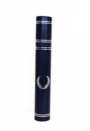 Diploma tube-navy blue